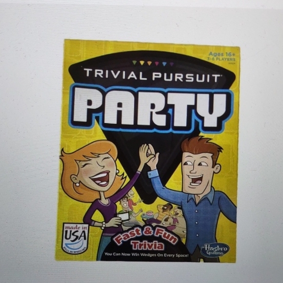 Hasbro | Toys | Hasbro Puzzles Games Trivial Pursuit Party Game Yellow ...